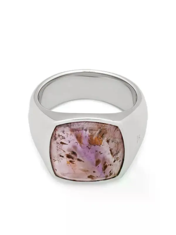 Tom Wood Cushion Sakura Ring - Silver