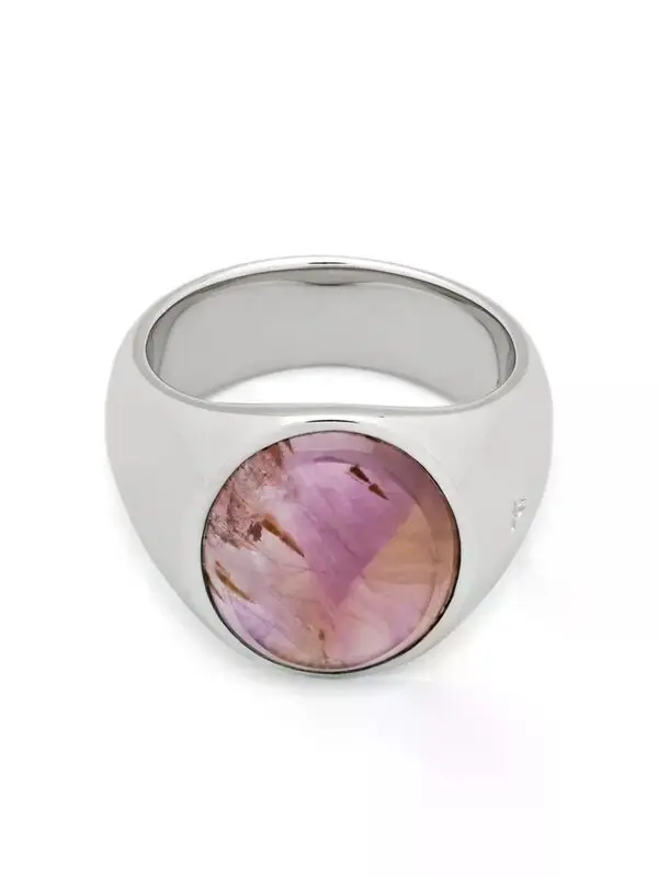 Tom Wood Oval Sakura Ring - Silver