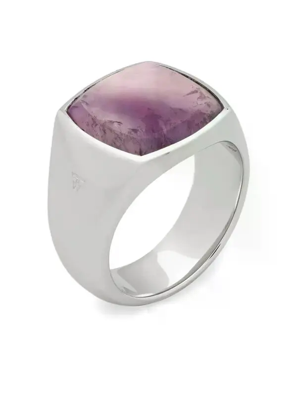 Tom Wood Cushion Sakura Ring - Silver