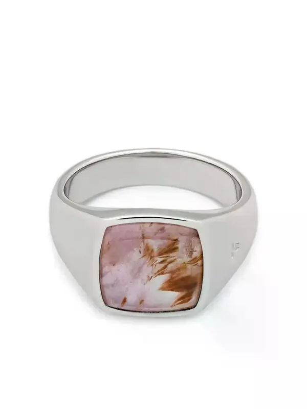 Tom Wood Kay Sakura Signet Ring - Silver