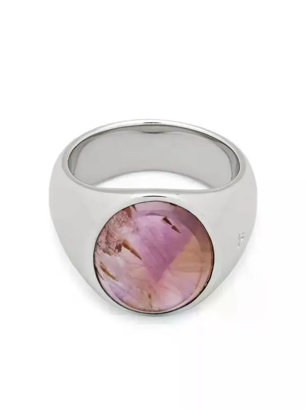Tom Wood Oval Sakura Ring - Silver