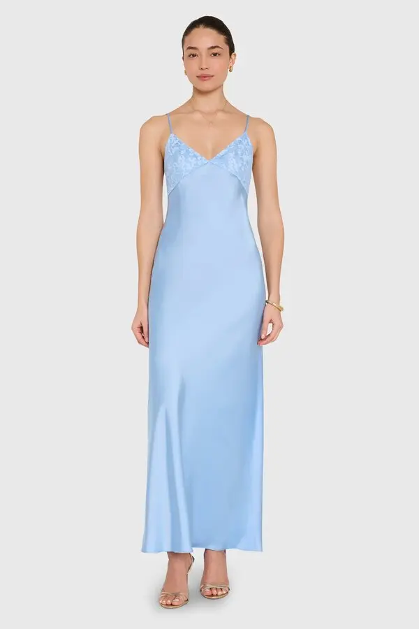 Amanda Uprichard Hazel Gown - Baby Blue