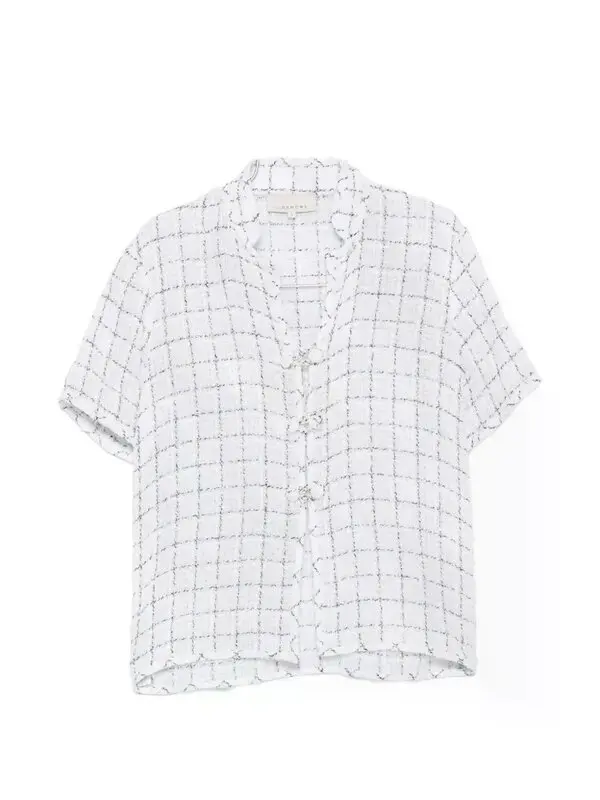 LIBEROWE Check-pattern Shirt - White