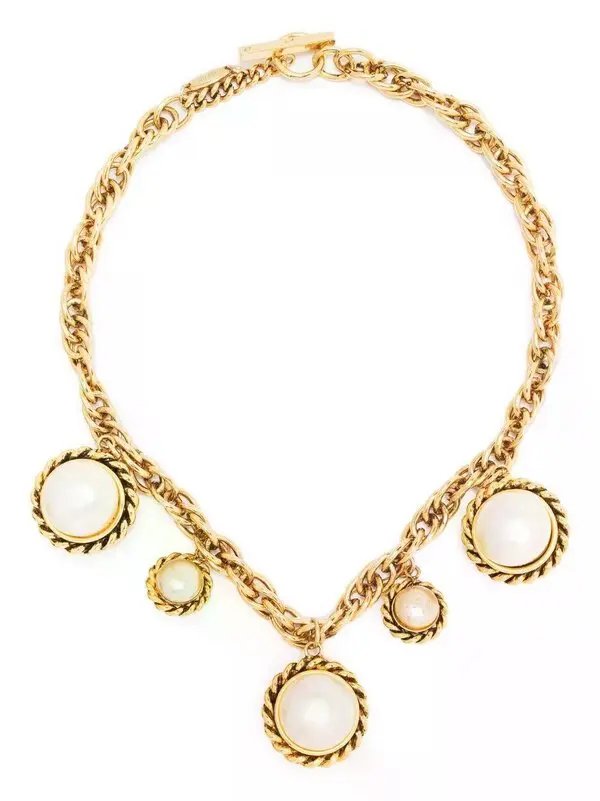 Moschino 1990s Chain-link Necklace - Gold