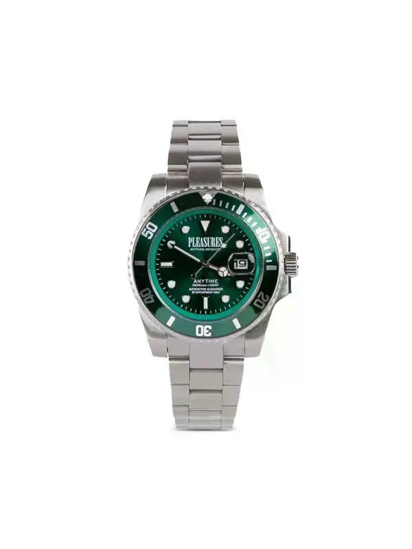 PLEASURES Stainless Steel Anytime 42mm - Green