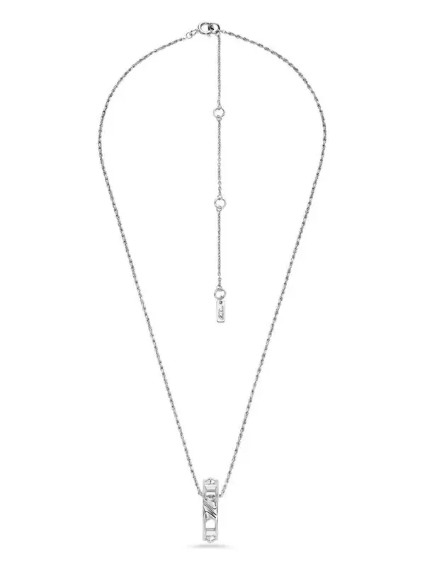 DIESEL® Sterling Jewel Necklace - Silver