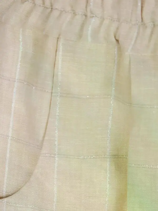 Kiton Check-pattern Drawstring Trousers