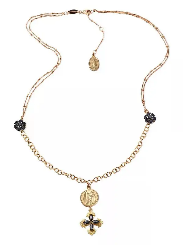 Dolce & Gabbana Sicily Sapphire Necklace - Gold