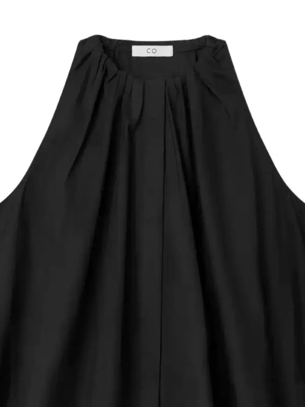 Co Collection Gathered Cotton Sleeveless Shirt