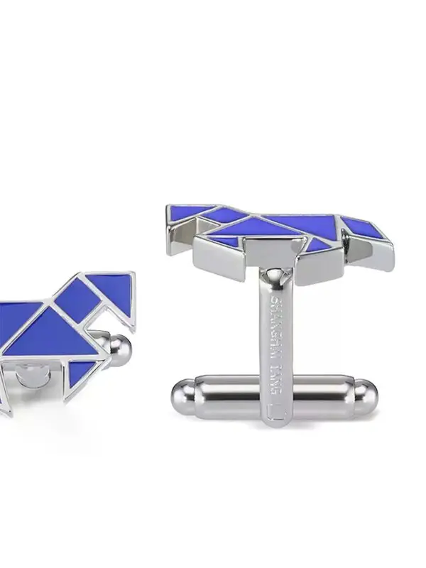 Shanghai Tang Logo-plaque Cufflinks