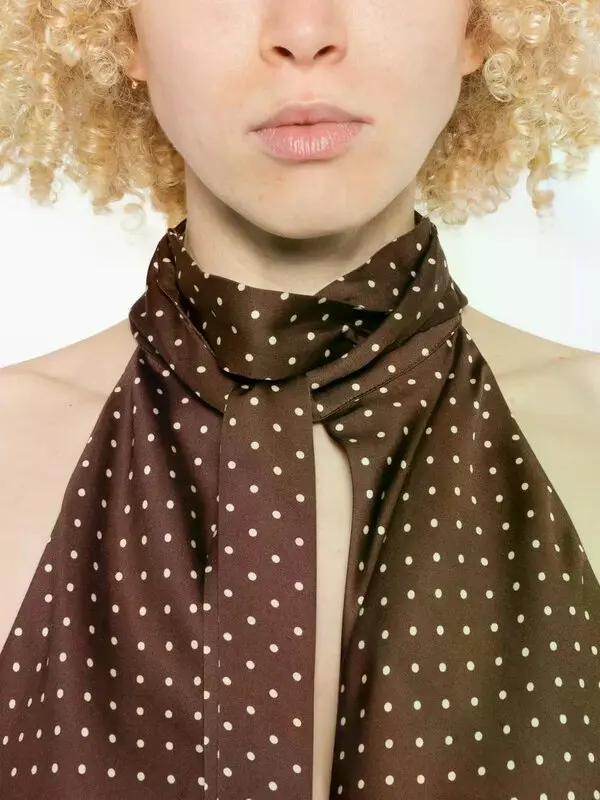 Posse Phoebe Polka-dot Dress - Brown