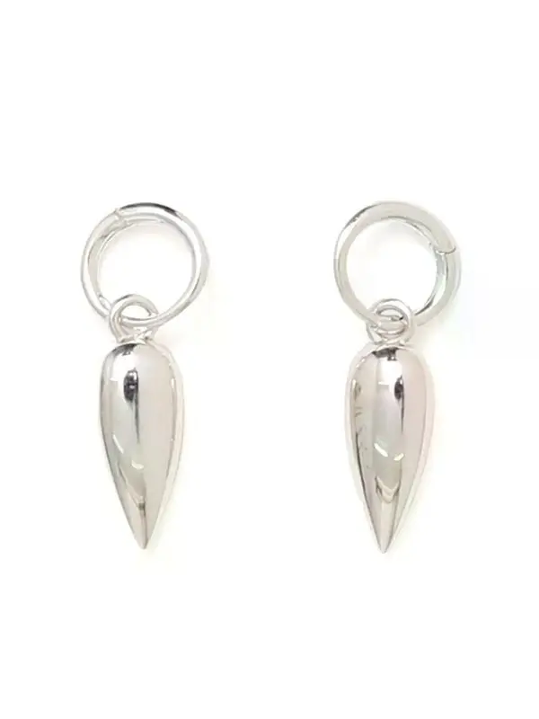 SOPHIE BUHAI Tiny Spear Hoops - Silver