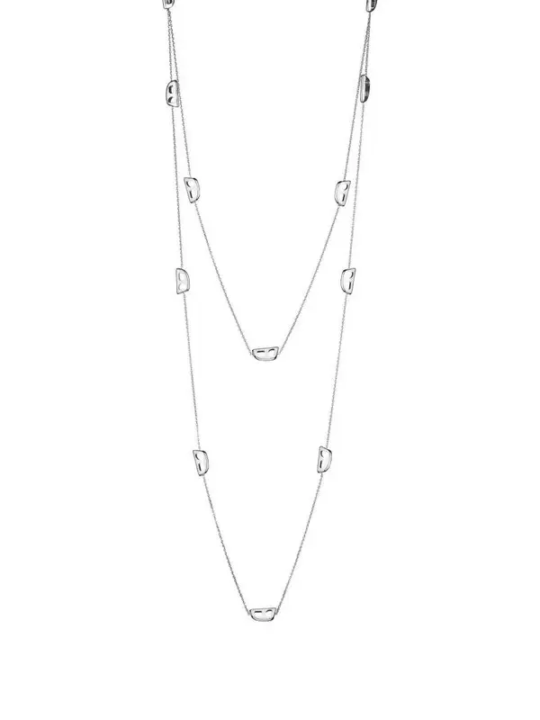 EERA Cut-out Pendants Necklace - Silver