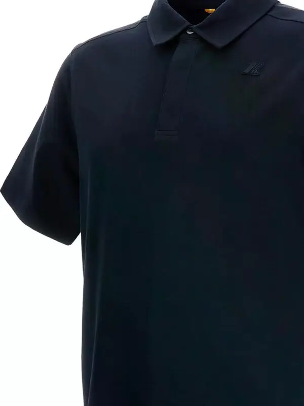 K-WAY Viggo Logo-patch Polo Shirt - Blue