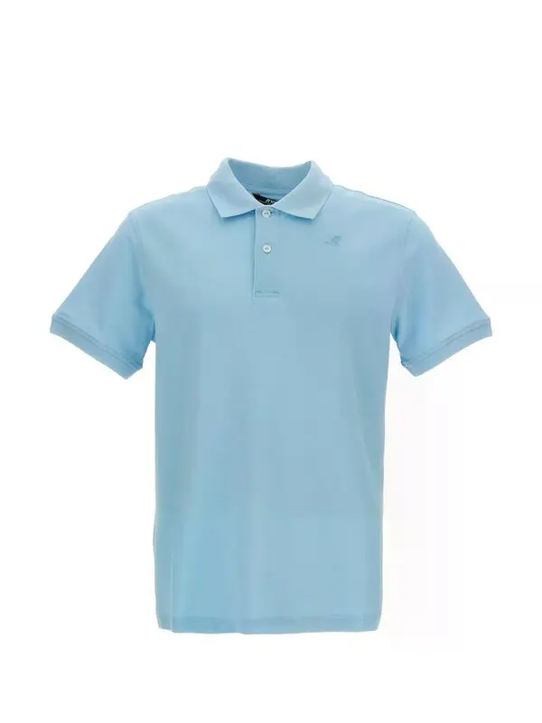 K-WAY Amedee Logo-patch Polo Shirt - Blue