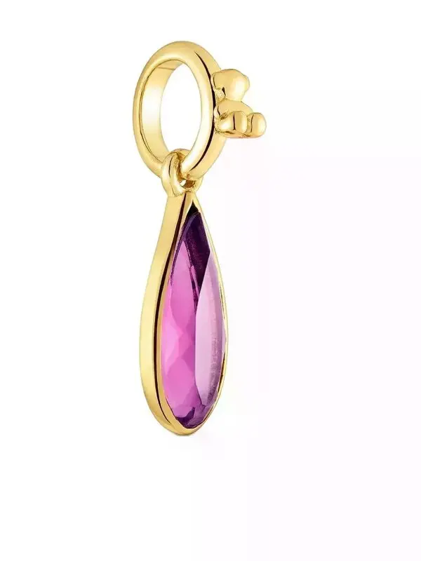 TOUS Pear-shaped Gemstone Pendant - Gold