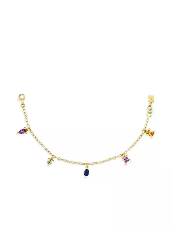 TOUS Gemstone Charm Bracelet - Gold
