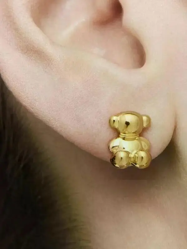 TOUS Bear-shaped Stud Earrings - Gold