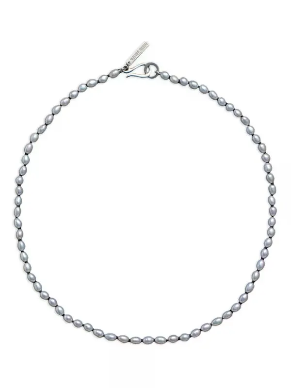 SOPHIE BUHAI Mother Of Pearl Necklace - Silver