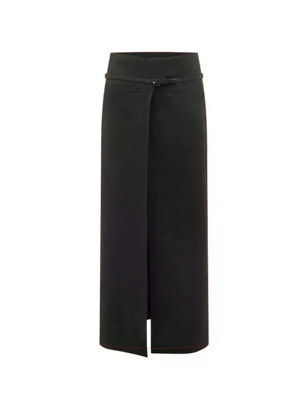 COURREGES Belted Skirt - Black
