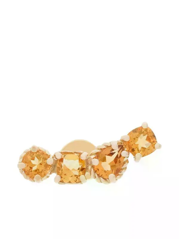 Dolce & Gabbana 18k Yellow Citrine Earring - Gold
