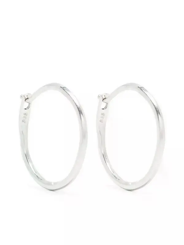 Werkstatt:München Huggie-hoop Earrings - Silver