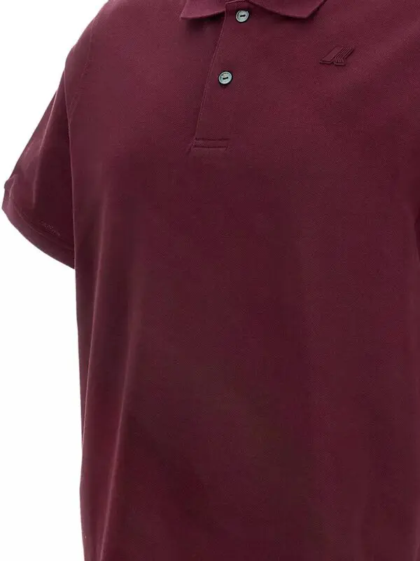 K-WAY Amedee Logo-patch Piqué Polo Shirt