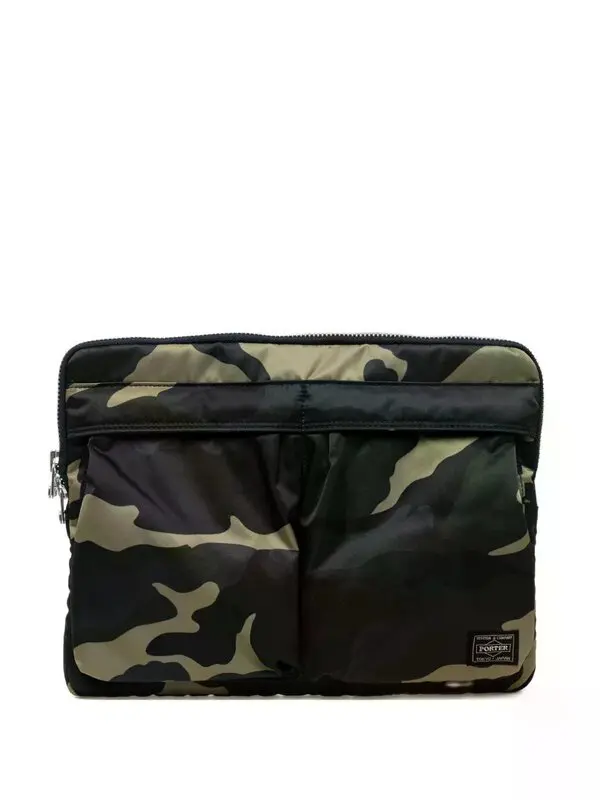 PORTER-YOSHIDA & CO Camouflage-print Document Case - Black