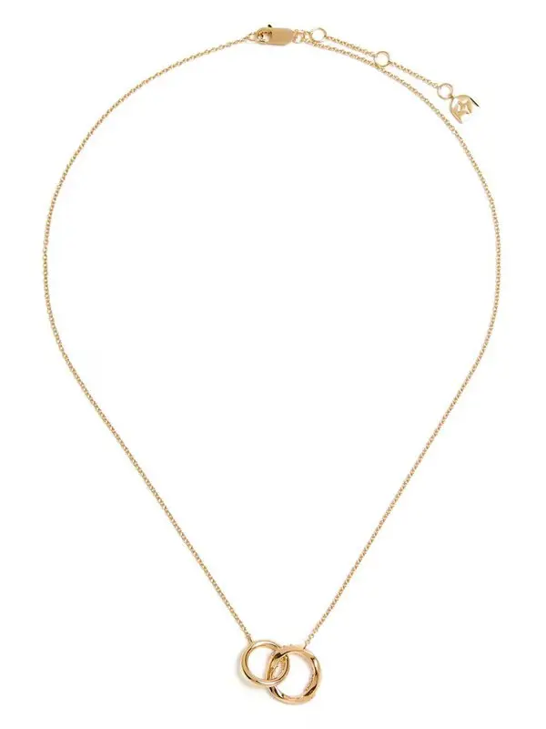 ASTRID & MIYU Orbit Crystal Necklace - Gold