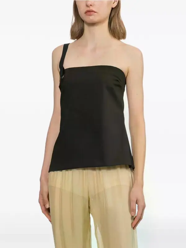 Paloma Wool Lali One-shoulder Top - Brown