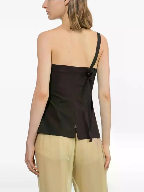 Paloma Wool Lali One-shoulder Top - Brown