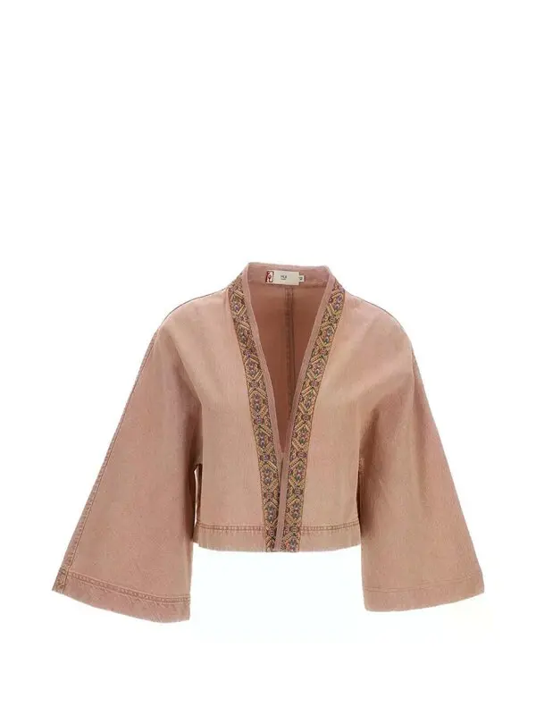 HUI MILANO Vittorio Embroidered Jacket - Pink
