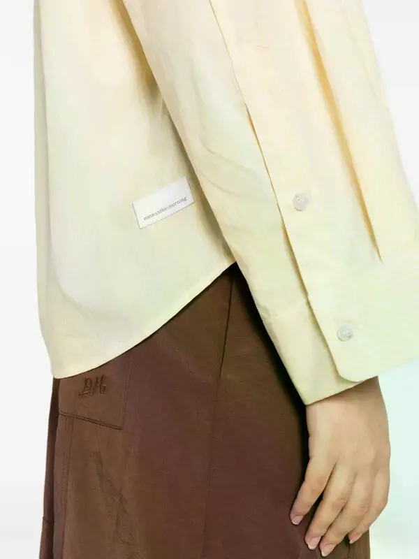 NINE:INTHE:MORNING Striped Cotton Shirt