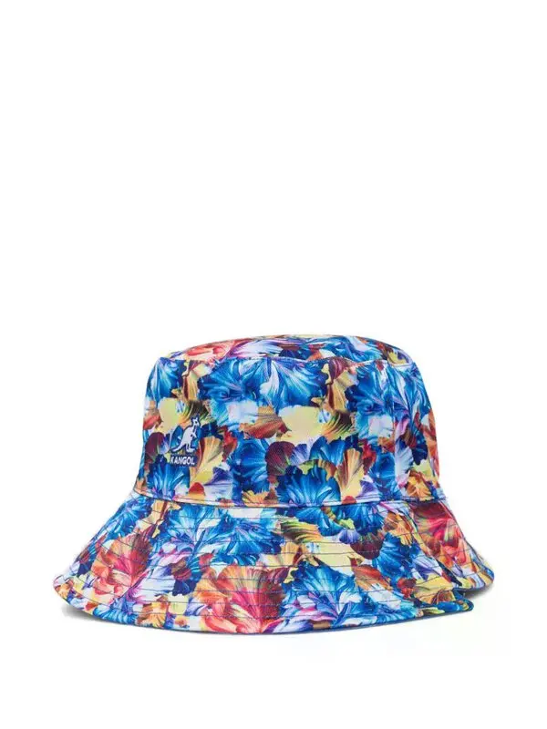 KANGOL Floral-print Reversible Bucket Hat