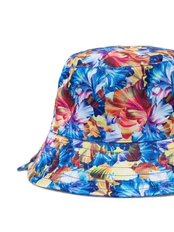 KANGOL Floral-print Reversible Bucket Hat