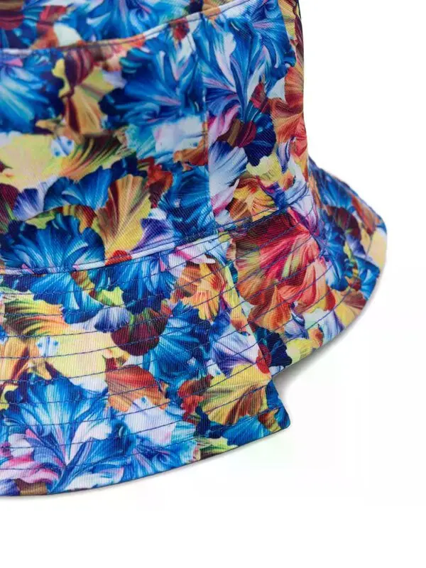 KANGOL Floral-print Reversible Bucket Hat