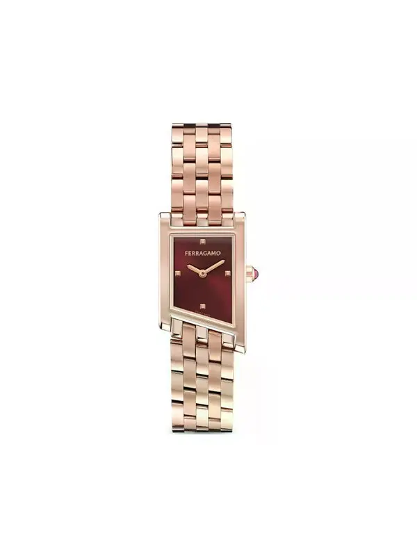 FERRAGAMO Asymetrique 36mm Watch - Red