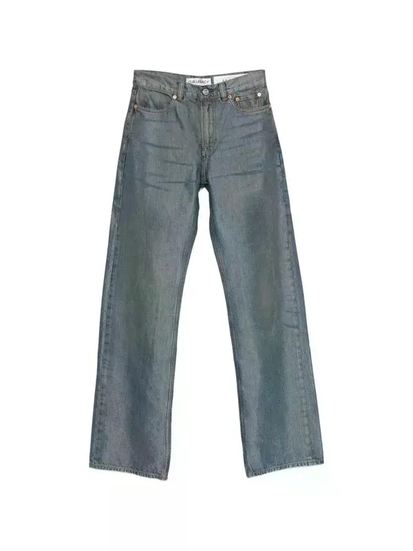 Our Legacy Wata Cut Straight Leg Jeans - Blue