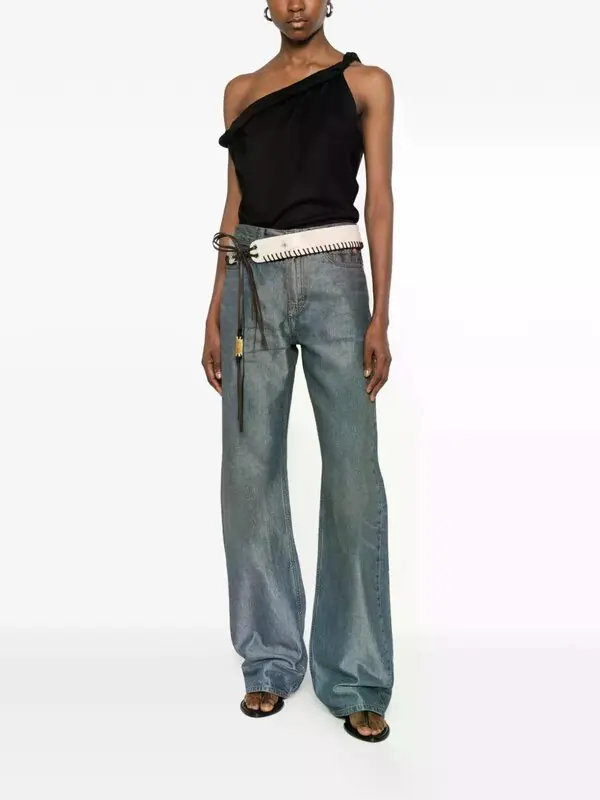 Our Legacy Wata Cut Straight Leg Jeans - Blue