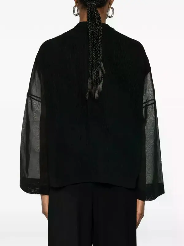 Brunello Cucinelli Sheer-sleeve Cardigan