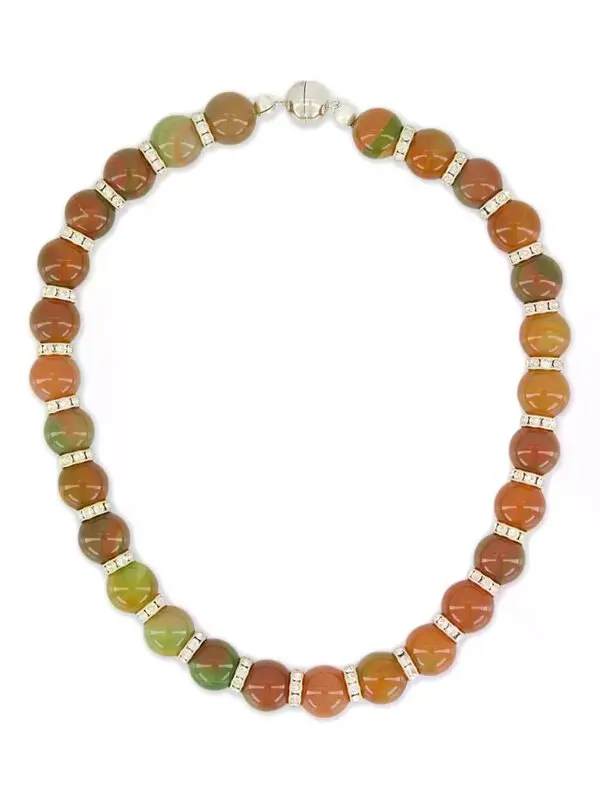 JULIETTA Odette Agate Necklace - Brown