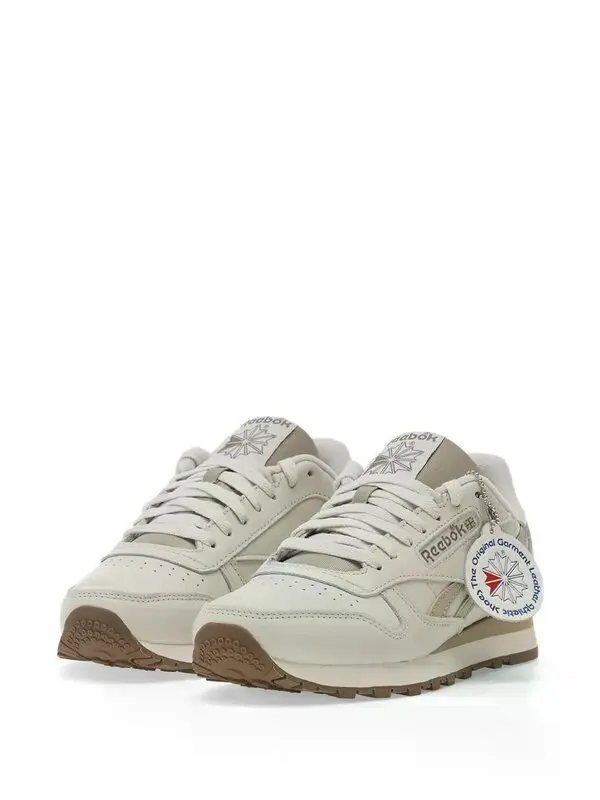 REEBOK Classic Perforated Leather Sneakers - Neutrals