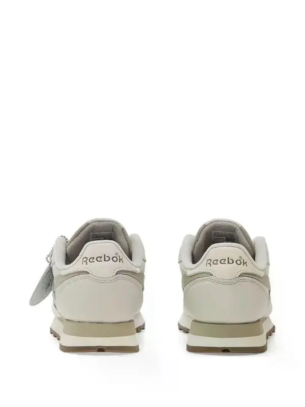 REEBOK Classic Perforated Leather Sneakers - Neutrals