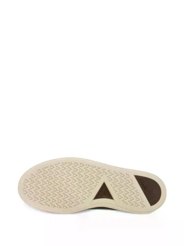Clarks Craft Swift Leather Sneakers - Brown