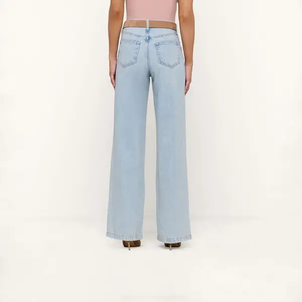 L'Agence Scottie Wide-leg Jean - Lago