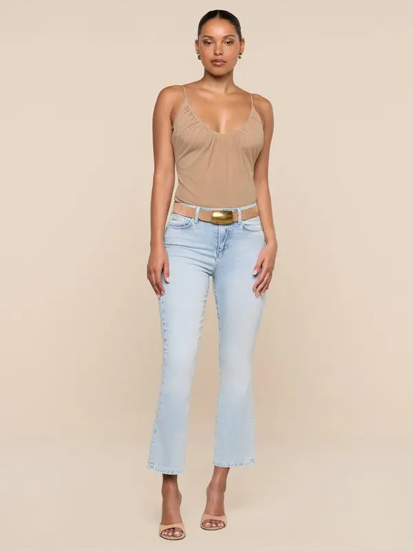 L'Agence Tati Cropped Micro Boot Jeans