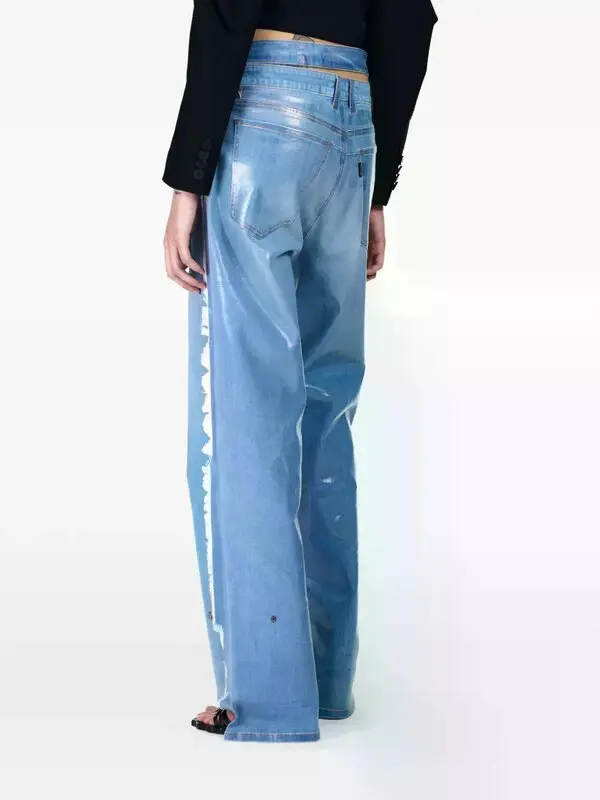 Ottolinger Distressed Metallic-effect Jeans