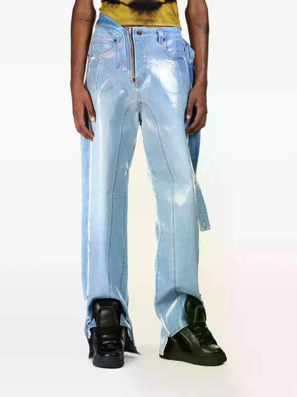 Ottolinger Distressed Metallic-effect Jeans