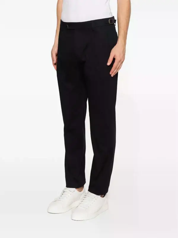 BERWICH Pleated Trousers With Side-buckle Detail