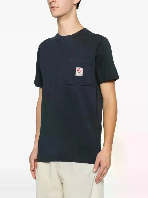 MURPHY&NYE Logo-patch Pocket T-shirt - Blue